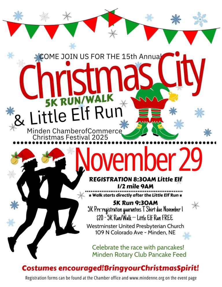 15th Annual Christmas City 5K Run/Walk & Little Elf Run - Minden ...